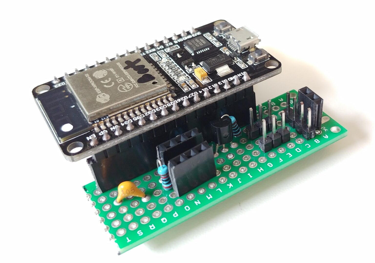 Rinnai-Control-panel-perfboard-rev2-with-esp32 | Arik Yavilevich's blog